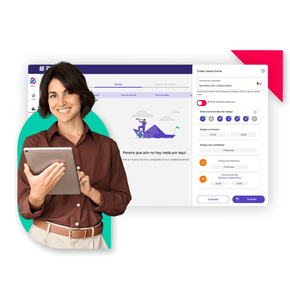 Software de control de asistencia y sistema de gestión de turnos